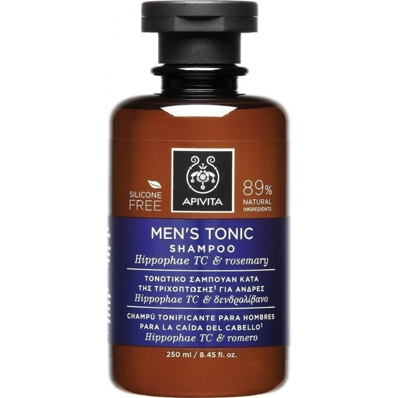 Apivita Mens Tonic Shampoo with Hippophae TC & Rosemary, 250 ml | Bwell ...