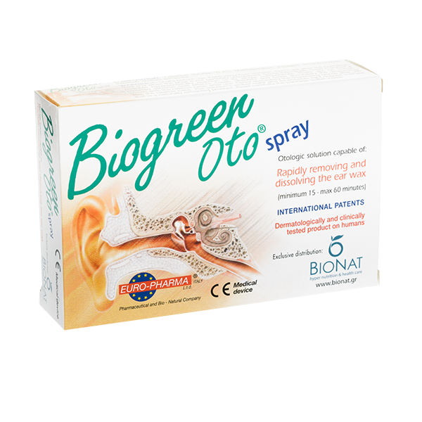 Bionat Biogreen Oto Spray 13ml Ear Cleaning | Bwell Pharmacy