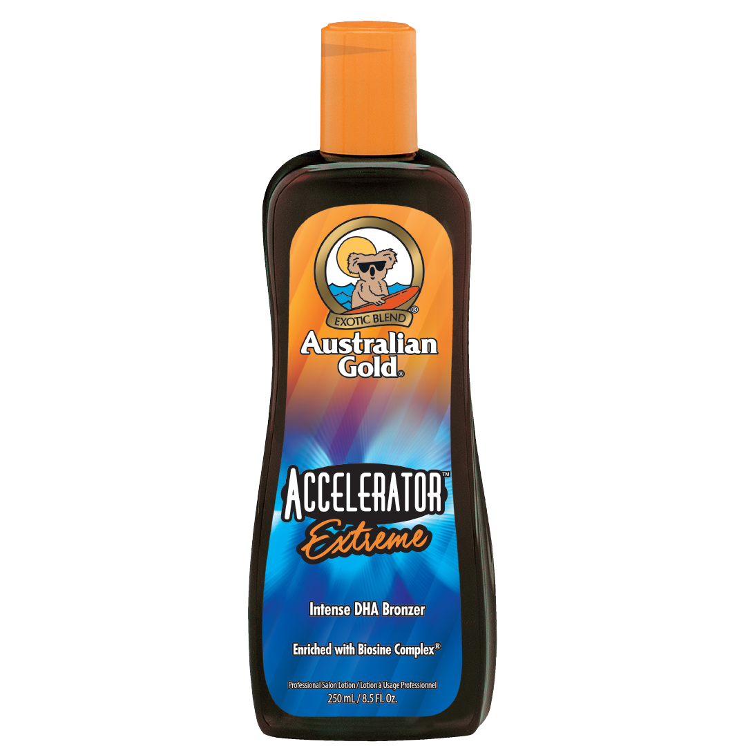 Australian Gold Accelerator Extreme Intense Bronzer Sun Lotion 250ml ...