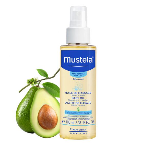 Mustela Baby Massage Oil 100ml | Bwell Pharmacy