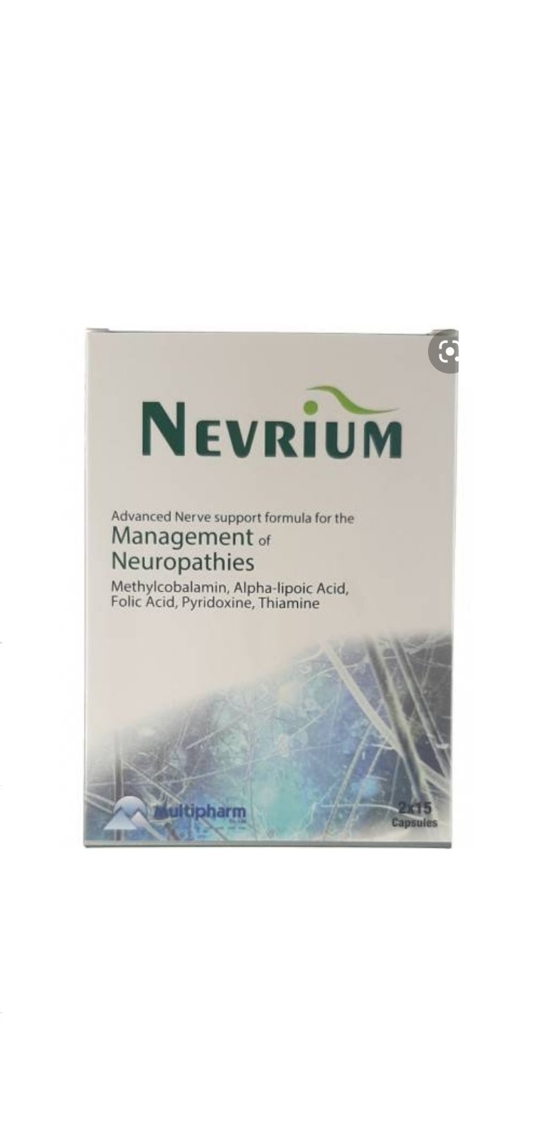 Multipharma Nevrium 2x15 Caps | Bwell Pharmacy